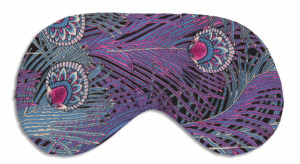 Amethyst Peacock Sleep Mask